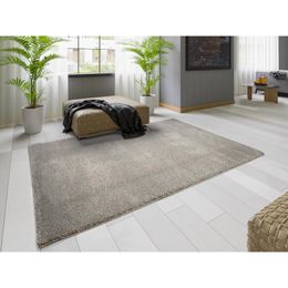 OCI DIE TEPPICHMARKE Teppich &raquo;NEW VILLA MELANGE, auch als L&auml;ufer und in Rund&laquo; rechteckig 20 mm H&ouml;he dichter Shaggy, melierte uni Farben, robuster 