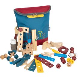 Small Foot Spielwerkzeugtasche &raquo;Werkzeugrucksack Workshop&laquo; mit umfangreichem Zubeh&ouml;r bunt Einheitsgr&ouml;&szlig;e