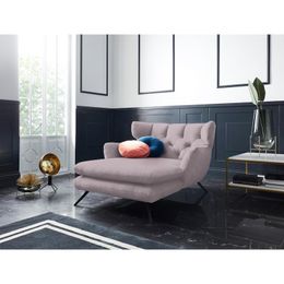 3C Candy Loveseat &raquo;Beatrice Loungesessel, Ohrensessel, bequem zum Relaxen, Breite 100cm&laquo; mit Knopfheftung im R&uuml;cken, Fernsehsessel, Relaxsessel rosa 