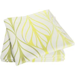 Adam Stoffserviette &raquo;Wave&laquo; aus Bio-Baumwolle,Made in Germany bunt Obermaterial: 73% Leinen, 27% Baumwolle Bio-Baumwolle Leinen