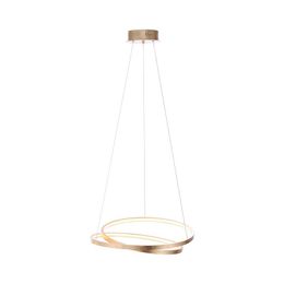 Paul Neuhaus Pendelleuchte &raquo;ROMAN&laquo; LED-Board 1 Stk. Warmwei&szlig; LED, dimmbar, Simply Dim, Memory, nach Trennung vom Netz gold 1, &Oslash; 55cm H: 120cm, 1 Stk.