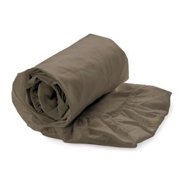 Spannbettlaken &raquo;Yellow Spannbetttuch Percale&laquo; Spannbetttuch aus 100% Baumwolle, Hochwertige Perkal, Gummizug rundum beige Perkal, Obermaterial: 100% 