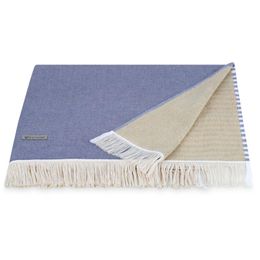 Ross Hamamtuch &raquo;Hamamtuch Steifen&laquo; aus feinster Baumwolle blau Frottier, Baumwolle B/L: 90cmx180cm, 1 Stk., Streifen, Frottier