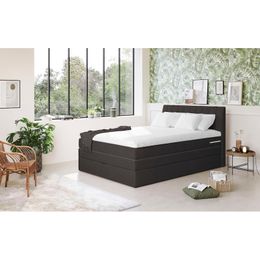 COTTA Boxspringbett &raquo;Shark inkl. Bettkasten und Topper&laquo; erh&auml;ltlich in den Breiten 140x200cm, 160x200cm und 180x200cm grau 100% POLYESTER (PES) 