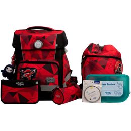 School-Mood Damen School-Mood Schulranzen &raquo;Champion Maxx Pro&laquo; retroreflektierende Fl&auml;chen rot B/H/T: 30cm x 40cm x 23cm