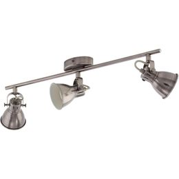 Eglo Deckenspot &raquo;SERAS&laquo; GU10 1 Stk. Warmwei&szlig; Spot, L59,5 x B6,5 cm, 3X2,8W inkl. grau 3, 1 Stk.