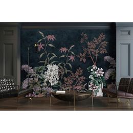 Livingwalls living walls Fototapete &raquo;Walls by Patel Dark Room&laquo; glatt Vlies, Wand gr&uuml;n Vlies B/L: 4m x 2,7m