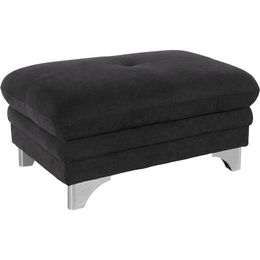 COTTA Hocker &raquo;Enterprise&laquo; schwarz Struktur (100% Polyester );Chenille (90% Polyester; 10% Polyamid ) B/H/T: 98cm x 44cm x 67cm, Struktur fein