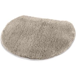 Kleine Wolke WC-Deckelbezug &raquo;&raquo;Soft&laquo;&laquo; H&ouml;he 20 mm rutschhemmend beschichtet Uni Farben, waschbar grau Kunstfaser WC-Deckelbezug (47cm x 50cm ) WC-Deckelbezug (47cm x