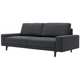 Creation BY ROLF BENZ 2-Sitzer &raquo;CR.450, Designsofa, Loungesofa&laquo; Armlehne breit niedrig, Alugussf&uuml;&szlig;e in umbragrau, Breite 180 cm grau NaturLEDER OSKAR 