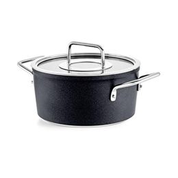 Fissler Kochtopf &raquo;Adamant &laquo; 1 Stk. tlg. Aluminium schwarz 2,7 l + &Oslash; 20cm + H&ouml;he 14,5cm