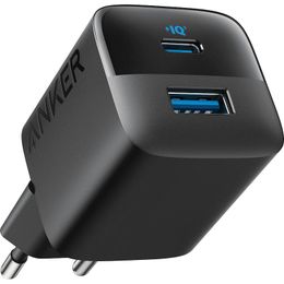 Anker Smartphone-Ladeger&auml;t &raquo;323 Dual-Port&laquo; schwarz 1x USB-C, 1x USB-A