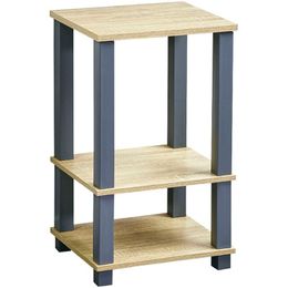 Kesper Ablageregal &raquo;Kesper Regal FSC Eichedekor&laquo; braun Holzwerkstoff B/H/T: 34cm x 58,5cm x 29cm, 2 Stk.
