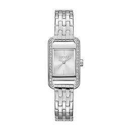 DKNY Damen DKNY Quarzuhr &raquo;Signature square Watch&laquo; Armbanduhr, Damenuhr, Edelstahlarmband, analog Einheitsgr&ouml;&szlig;e