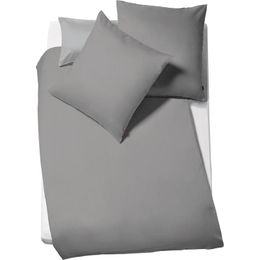 Fleuresse Bettw&auml;sche &raquo;Lech 3089&laquo; 3 Stk. Edelflanell, Baumwolle, in Gr. 135x200, 155x220, 200x200cm grau Flanell, Obermaterial: 100% Baumwolle B/L: 