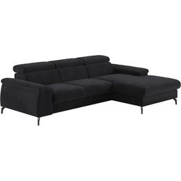 COTTA Ecksofa &raquo;Kitty L-Form, B: 242 cm&laquo; mit Kopfteilverstellung, optional Schlaffunktion & Bettkasten 88% POLYESTER (PES) 12% POLYAMID (PA) B/H/T: 