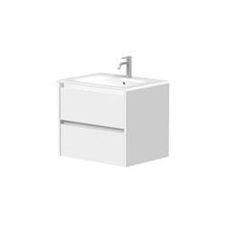 Welltime Waschtisch &raquo;City, Badm&ouml;bel, Badkommode, Badschrank, in verschiedenen Breiten&laquo; B/T/H: 81,5/46/51,5 cm, mit Soft-Close-Funktion, inklusive 