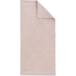 Dyckhoff Handtuch &raquo;Gloss&laquo; mit edler Glanzgarn Bord&uuml;re rosa Frottier, Baumwolle B/L: 50cmx100cm, 1 Stk., Frottier