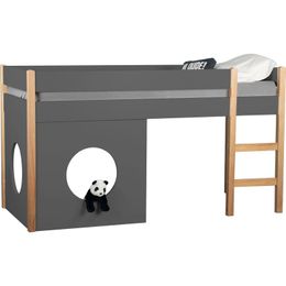 M&ouml;bilia Ansteckplatte &raquo;Lizzi&laquo; Set, 2 Stk. tlg. Paneele als dekorative Erg&auml;nzung der Betten der Serie Lizzi grau MDF B/H/T: 90cm x 90cm x 2,5cm