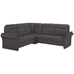 Home Affaire Ecksofa &raquo;Tahoma L-Form&laquo; mit Armlehnfunktion, optional Schlaffunktion, Schublade & Relax braun B/H/T: 251cm x 103cm x 231cm, Kunstleder 