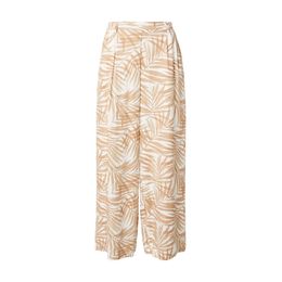 Only Hose 'ONLEMMIA-SIESTA' Damen Gr&ouml;&szlig;e 38 dunkelbeige / wei&szlig;