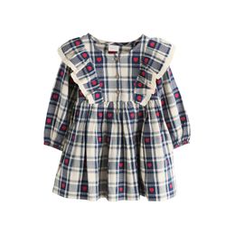 Next Kleid M&auml;dchen Gr&ouml;&szlig;e 74 creme / navy / rot