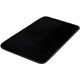 Kleine Wolke Badematte &raquo;Cony, Badvorleger, Badezimmer Teppich&laquo; H&ouml;he 25 mm rutschhemmend beschichtet fu&szlig;bodenheizungsgeeignet Badteppich, Fell-Optik, Uni Farben, 