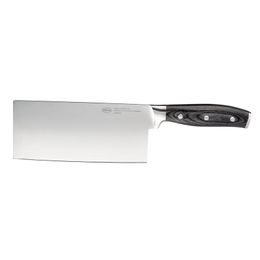 R&ouml;sle R&Ouml;SLE Kochmesser &raquo;Chinesisches Messer WOLFGREY, 18 cm, Griff Pakka&laquo; silber X50 CrMoV15 Klingenstahl Klingenl&auml;nge 18cm