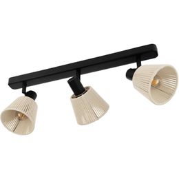 Eglo Deckenspot &raquo;SEAGARD Spotlampe - Stahl - E14 - 3X40W - IP20&laquo; E14 1 Stk. Deckenlampe, Deckenstrahler, Strahler, L52 x B11,5 x H13,5 cm 3, H: 13,5cm
