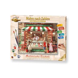 Schipper Malen nach Zahlen &raquo;Meisterklasse Premium - Italienische Eisdiele&laquo; Made in Germany bunt Einheitsgr&ouml;&szlig;e