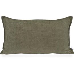 HOCK Dekokissen &raquo;Lucky&laquo; Sofakissen inkl. F&uuml;llung, 70x40cm, einfarbig, creme ecru, Dekokissen gr&uuml;n Polyester B/L: 70cm x 40cm, 1 Stk.
