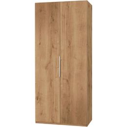 wimex Kleiderschrank &raquo;Level by fresh to go&laquo; ohne Schubladen braun B/H/T: 100cm x 216cm x 58cm, T&uuml;ren: 2 Stk.
