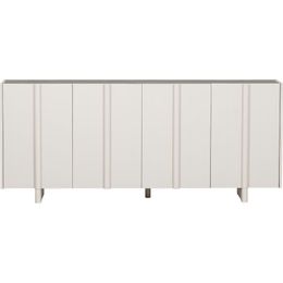 Woood Sideboard &raquo;Nook&laquo; Kommode, H 85 cm x B 200 cm x T 46 cm wei&szlig; B/H/T: 200cm x 85cm x 46cm, Kiefer, 4 Stk.