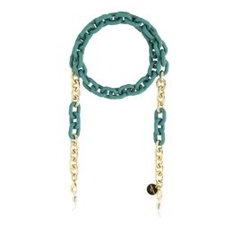Cheeky Chain Munich Necklace 'Lio' female size One size Gold / Petrol