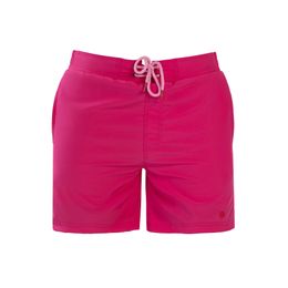 Frozen Cape Badeshorts RIBERA mit integrierter Kompressionsshort Herren Gr&ouml;&szlig;e L pink