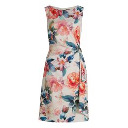 Vera Mont Cocktailkleid mit Blumenprint Damen Gr&ouml;&szlig;e 46 rosa Sommerkleid