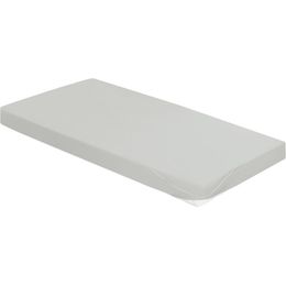 Bierbaum Spannbettlaken &raquo;Jersey&laquo; 95 % Baumwolle und 5 % Elasthan f&uuml;r optimale Weichheit und Dehnbarkeit silber Jersey, Obermaterial: 95% Baumwolle, 5%