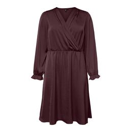 Vero Moda Curve Kleid Damen Gr&ouml;&szlig;e 54 weinrot Sommerkleid