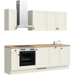 Nobilia K&uuml;chenzeile &raquo;"Cascada I", NEU: individuell anpassbar mit gratis Profi-Beratung&laquo; vormontiert, Breite 240 cm, Ausrichtung w&auml;hlbar, wahlw. mit E-
