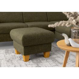 OTTO home Polsterhocker &raquo;Lindgren&laquo; mit Stauraum gr&uuml;n 100% Polyester B/H/T: 61cm x 46cm x 61cm, Struktur,mit Stauraum,ohne Federkern