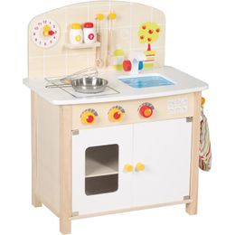 Roba Spielk&uuml;che &raquo;Wei&szlig;/Grau&laquo; mit Zubeh&ouml;r wei&szlig; Holz Einheitsgr&ouml;&szlig;e
