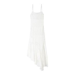 Bershka Kleid Damen Gr&ouml;&szlig;e 34 ecru Sommerkleid