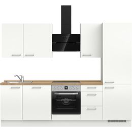 Nobilia K&uuml;chenzeile &raquo;"Laser II", NEU: individuell anpassbar mit gratis Profi-Beratung&laquo; vormontiert, 270 cm breit, optional mit verschiedenen E‐Ger&auml;te-