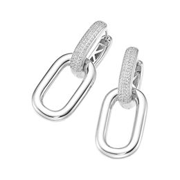 Giorgio Martello Milano Ohrringe Damen Gr&ouml;&szlig;e 40mm silber