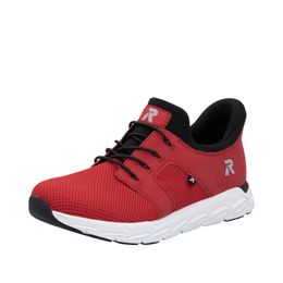 Rieker Sneaker 'M9050' Damen Gr&ouml;&szlig;e 39 hellgrau / dunkelrot / schwarz Sommerschuhe