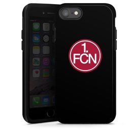 DeinDesign iPhone SE (2020) Handy Panzer Handyh&uuml;lle robuste Outdoor H&uuml;lle Schutzh&uuml;lle gl&auml;nzend Official Licensed Product 1. Fc N&uuml;rnberg 1. Fcn Tough Case
