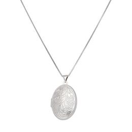 Firetti Damen Kette mit Anh&auml;nger &raquo;Schmuck Geschenk Silber 925 Halsschmuck Halskette Medaillon&laquo; silber Silber 925 (Sterlingsilber), L: 45