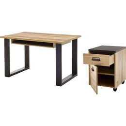 Home Affaire Schrank-Set &raquo;SHERWOOD&laquo; 2 Stk. tlg. braun B/H/T: 165cmcm x 76cmcm x 60cmcm