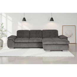 Die PlanBar Ecksofa &raquo;MP-IN16037 L-Form, Breite 289 cm, mit Federkern-Polsterung&laquo; mit Sitztiefenverstellung & Zierkissen 88% Polyester, 12% Polyamid B/