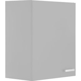 Optifit H&auml;ngeschrank &raquo;Parma&laquo; Breite 60 cm grau Holzwerkstoff basaltgrau, B/H/T: 60cm x 70,4cm x 34,9cm, T&uuml;ren: 1 Stk., Komplettausf&uuml;hrung